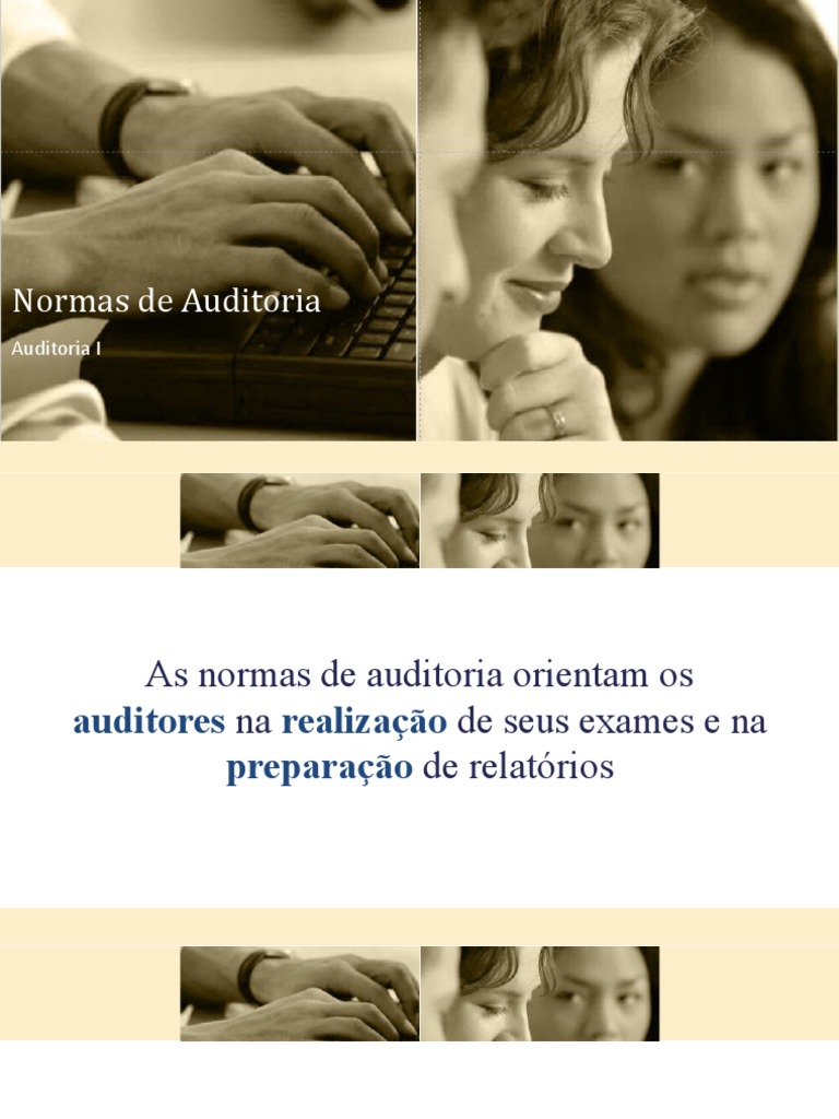 Aula 03 - Normas de Auditoria | PDF | Contabilidade | Relatório anual