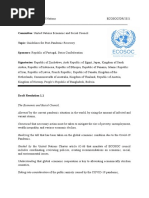 Sample Draft Resolution MUN | PDF | Humanitarian Aid | Aids