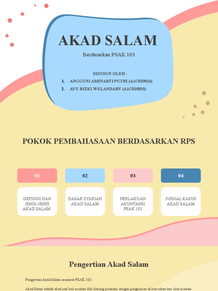 Akad Salam | PDF