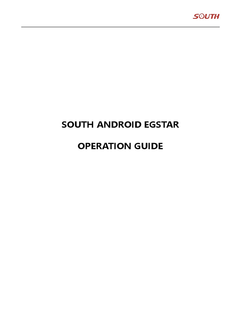 South Android Egstar Operation Guide | PDF | Wi Fi | Library (Computing)
