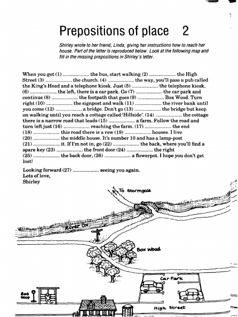 Prepositions of Time Test 2 | PDF