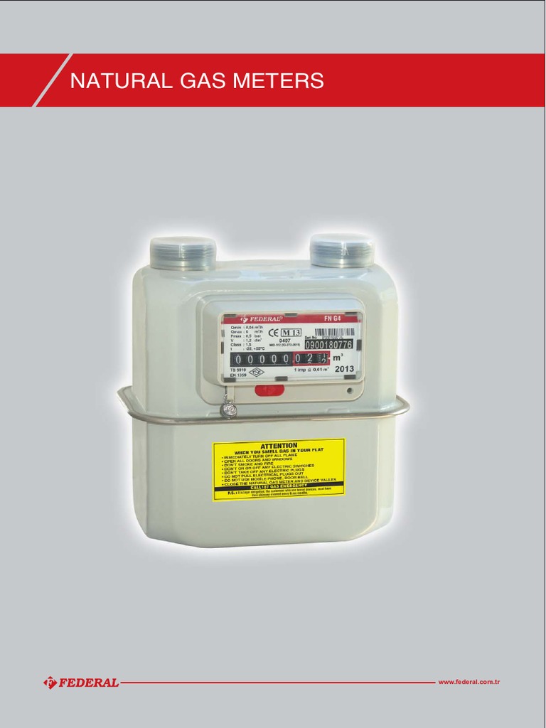 Natural Gas Meters | Download Free PDF | Valve | Gases