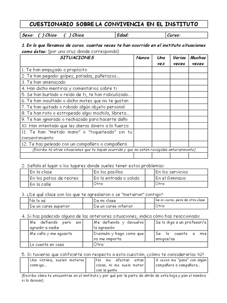 Cuest Maltrato DO Adapt | PDF