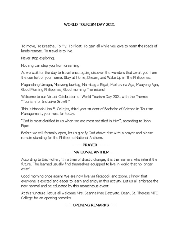 Script For WTD | PDF | Social Science