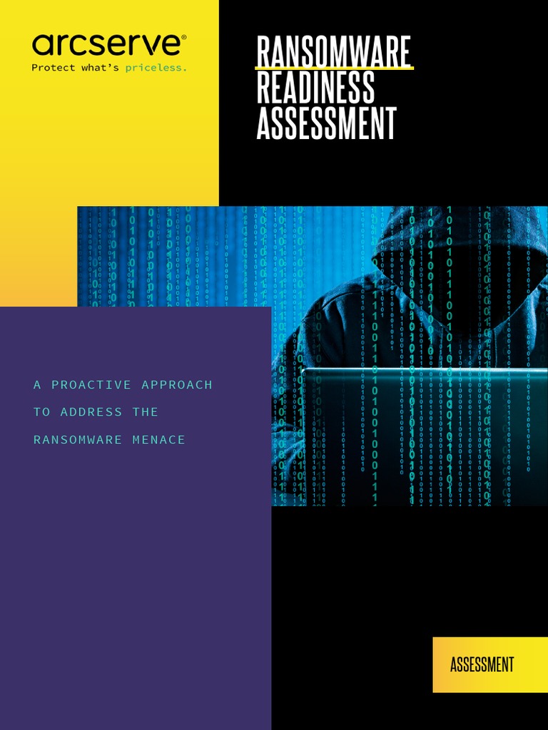 Arcserve Ransomware Readiness Assessment en K1U | PDF | Backup | Malware