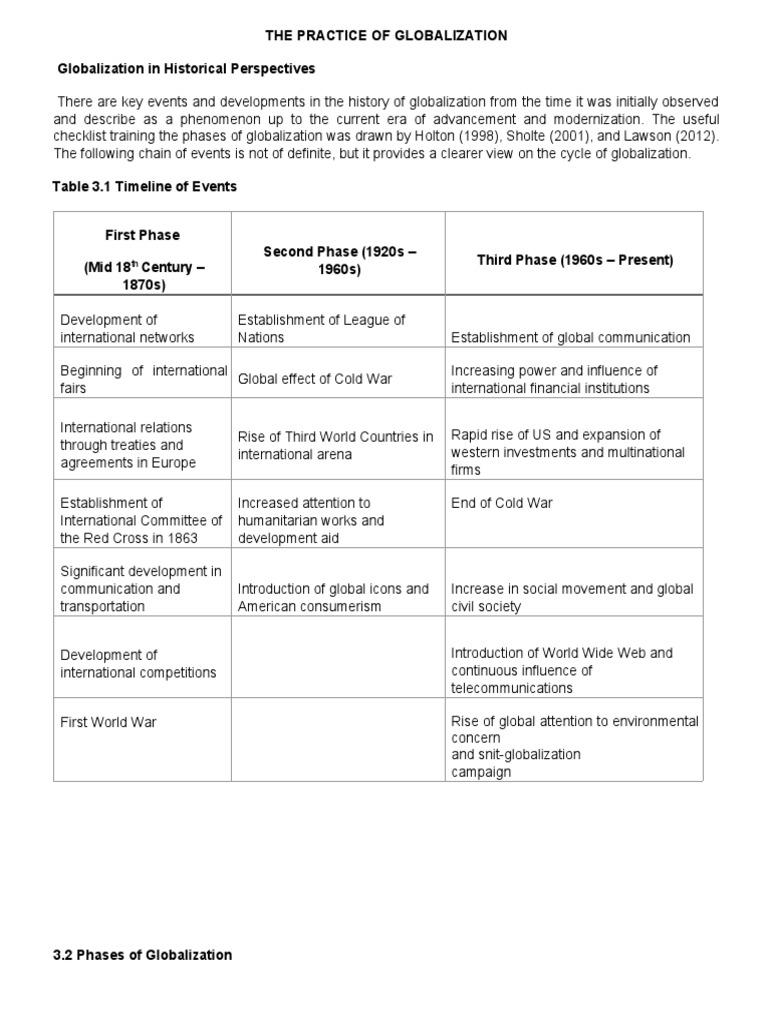 Reading 1 | PDF | Globalization | Cold War