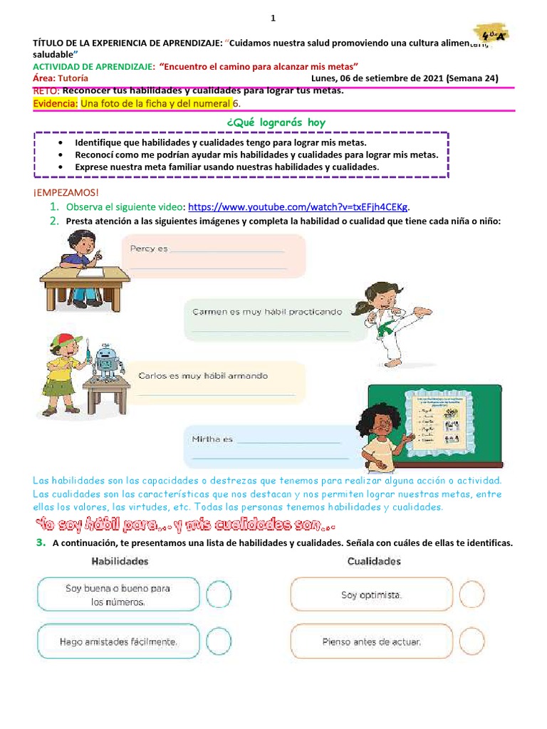 TUTORIA-S24 - 7 Setiembre - Encuentro El Camino para Alcanzar Mis Metas ...