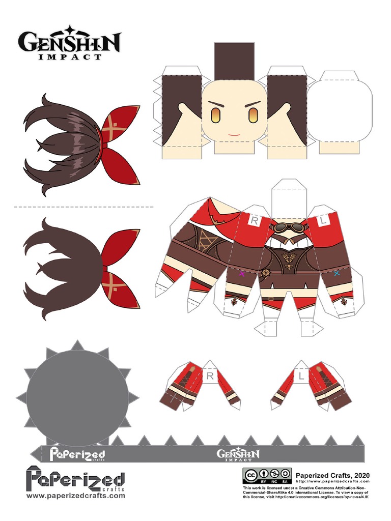 (PaperzoneVN - Com) - Genshin Impact - Amber Paper Toy | PDF