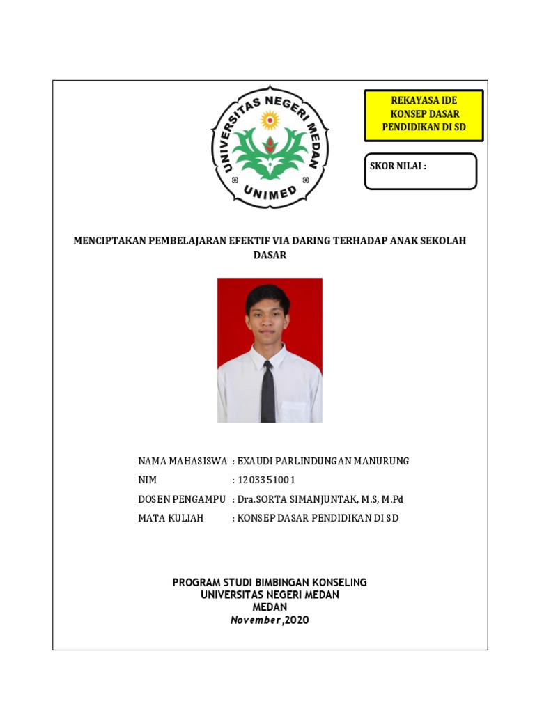 REKAYASA IDE - EXAUDI P MANURUNG-KONSEP DASAR SD-BK REGULER C 2020 ...