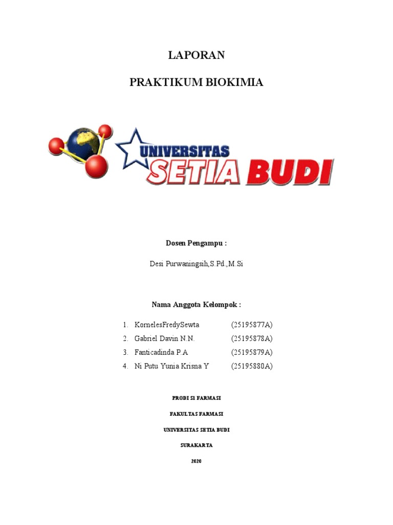 Laporan Biokimia - Kel7 | PDF