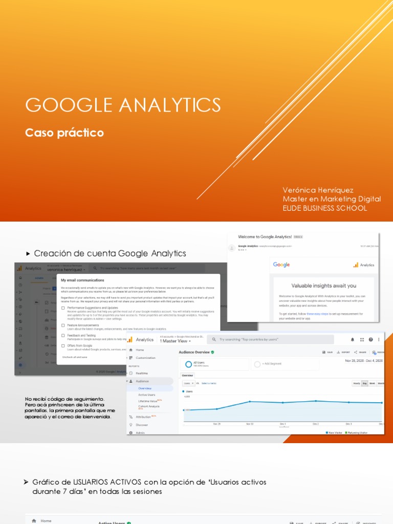 Google Analytics Caso Práctico | PDF | Negocios | Informática