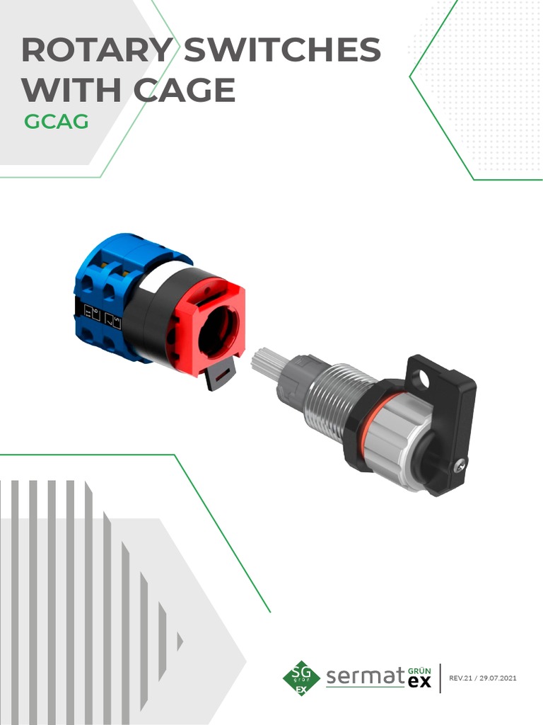Ficha Técnica Selector (Rotary Switches With Cage) | PDF | Electricity ...