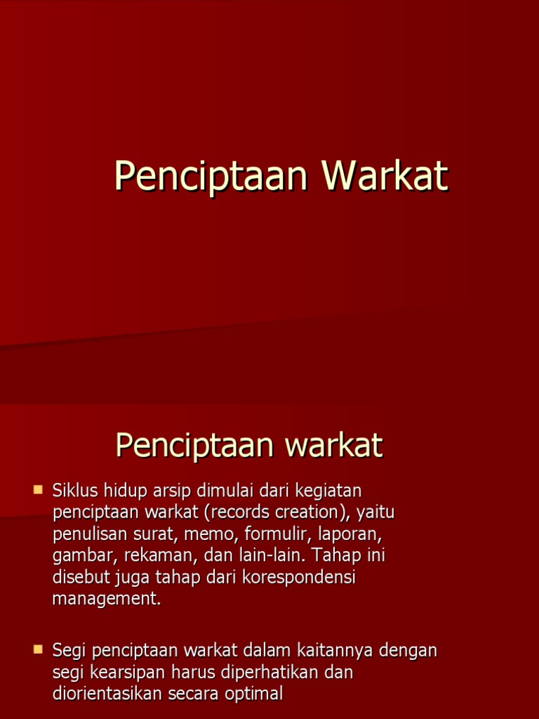 Penciptaan dan Penggunaan Warkat | PDF | Pengelolaan Keuangan & Uang