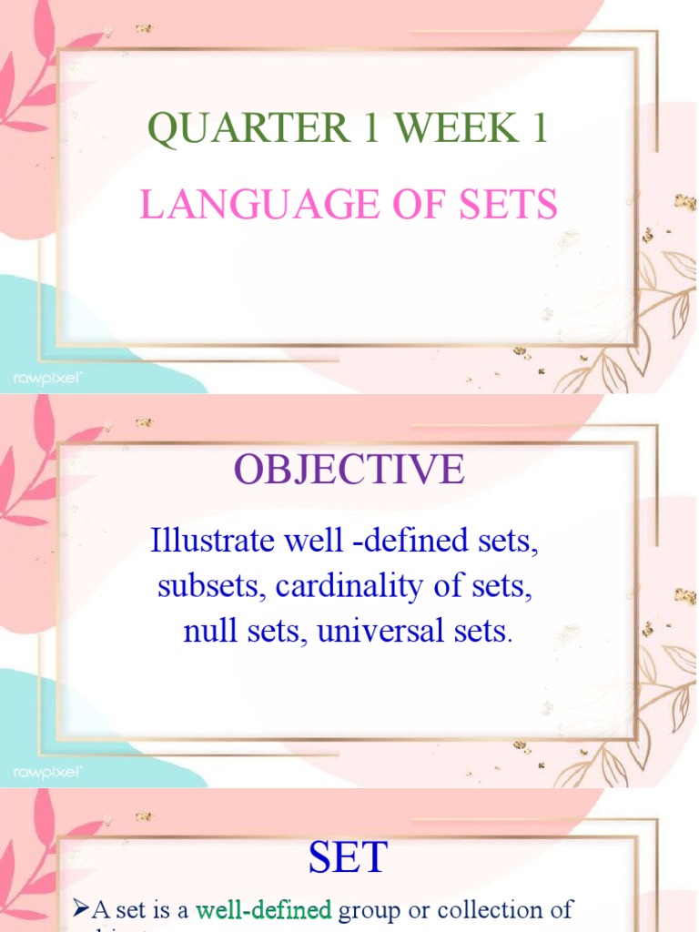 Understanding Well-Defined Sets and Null Sets | PDF | Set (Mathematics ...