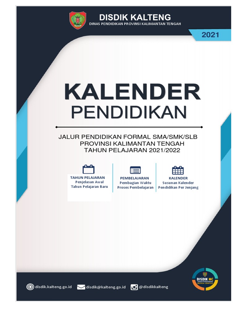 Kalender Pendidikan Sma-Smk-Slb 2021-2022 Kalteng | PDF