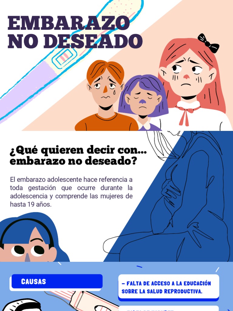 Embarazo No Deseado | PDF | El embarazo | Adolescencia