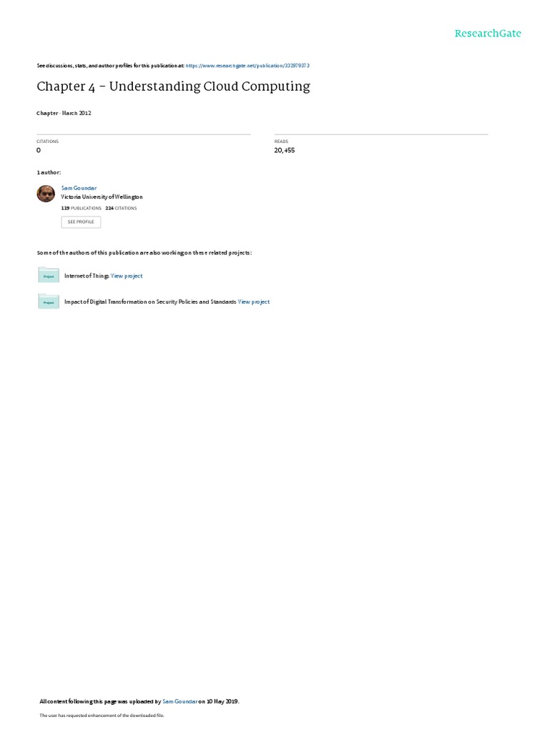 Understanding Cloud Computing | PDF | Cloud Computing | Computing