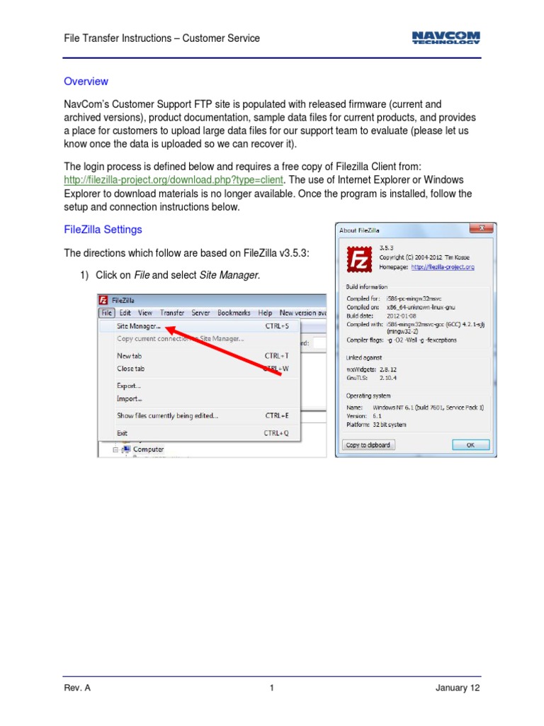 Manual Navcom | PDF | File Transfer Protocol | Computer File