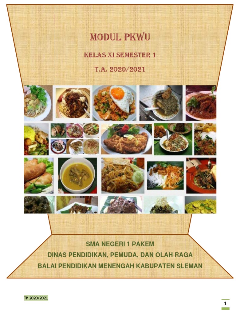 Modul Pkwu Pengolahan Kelas Xi KD 3.2. Dan 4.2 | PDF