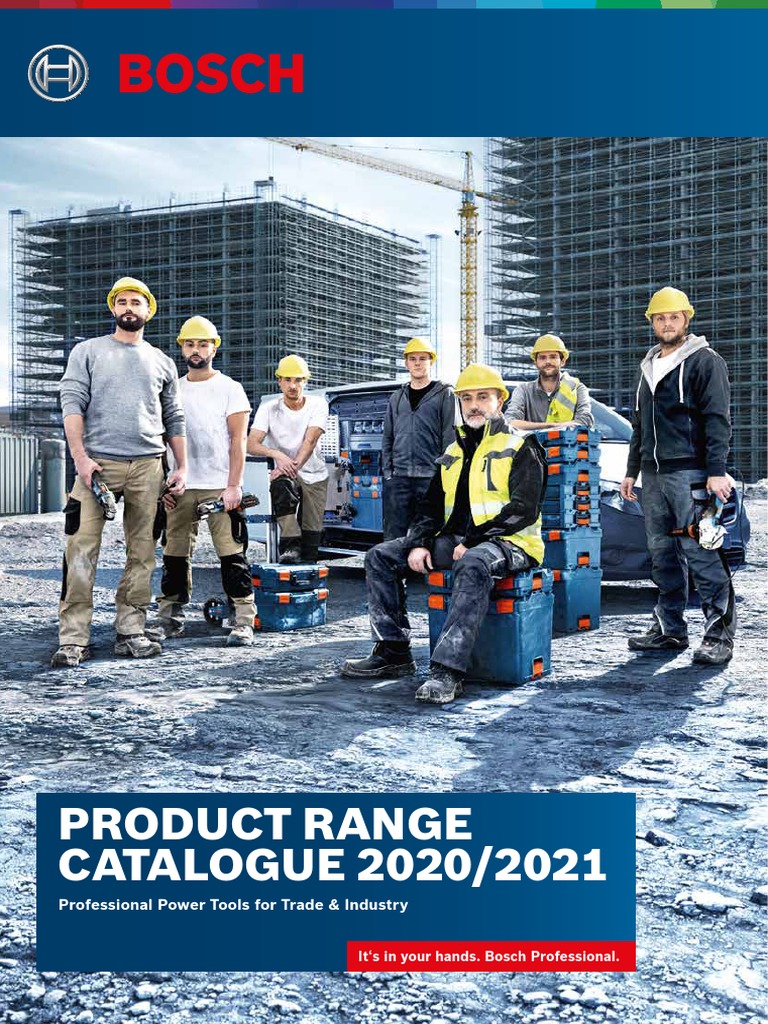 Bosch Professional Power Tools Range Catalogue Final LR | PDF | Battery ...