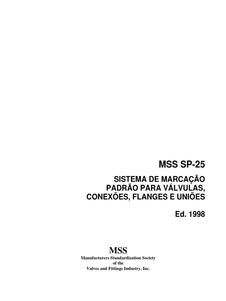Mss SP 25 Traduzida | PDF | Aço | Vapor