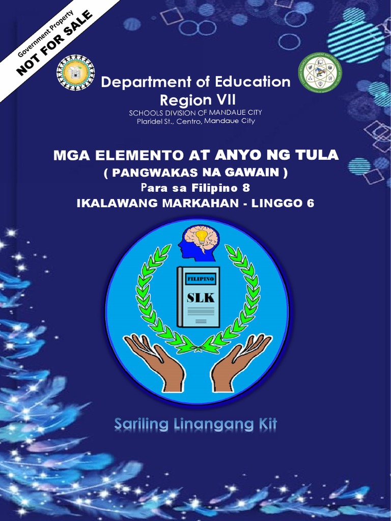 SLK Fil 8 q2 Week 6-Mga Elemento at Anyo NG Tula (Pangwakas Na Gawain ...