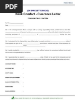 Sample Bank Comfort Letter | PDF