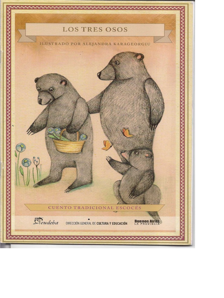 CUENTO TRADICIONAL Los Tres Osos | PDF | Ricitos de oro y los tres osos ...