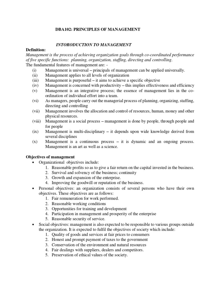 Principles of Management | PDF | Motivation | Motivational