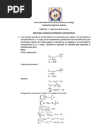 Ejercicios Reactores 2023 1 | PDF | Reactor Quimico | Cinética química