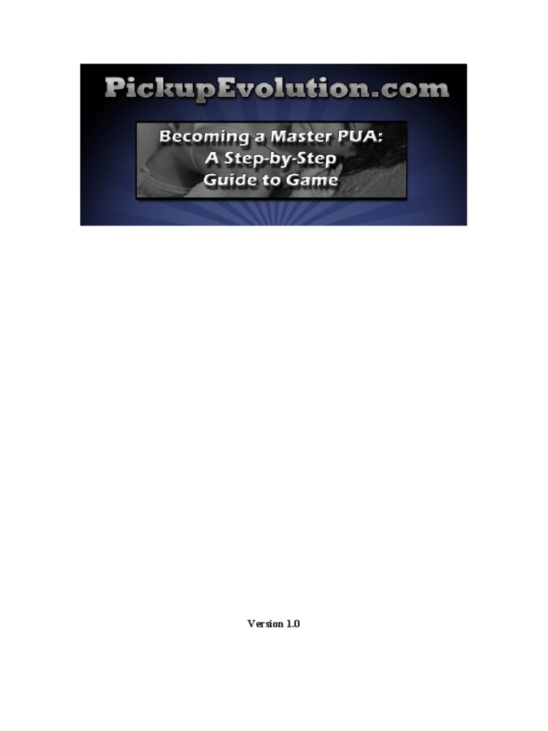 PUA - Becoming-A-Master-Pua | PDF | Cognitive Science | Psychological ...