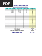 Conduit Trunking Capacity Chart RM Technical | PDF | Cable | Electrical ...