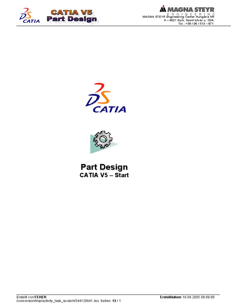 02 CATIA V5 Part-Design | PDF