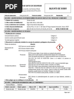 HOJA DE DATOS DE SEGURIDAD DE SUSTANCIS QUIMICAS Cloruro de Amonio NH4Cl | PDF | Cloro | Amoníaco