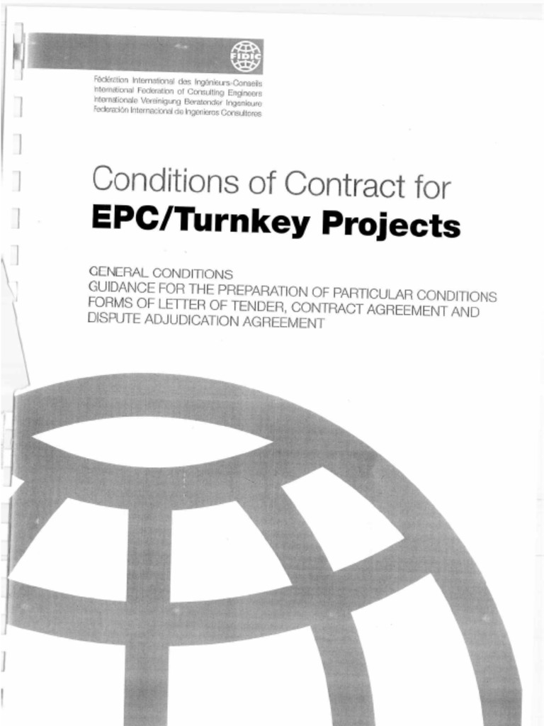 Conditions of Contract For EPC Turnkey Projects | PDF