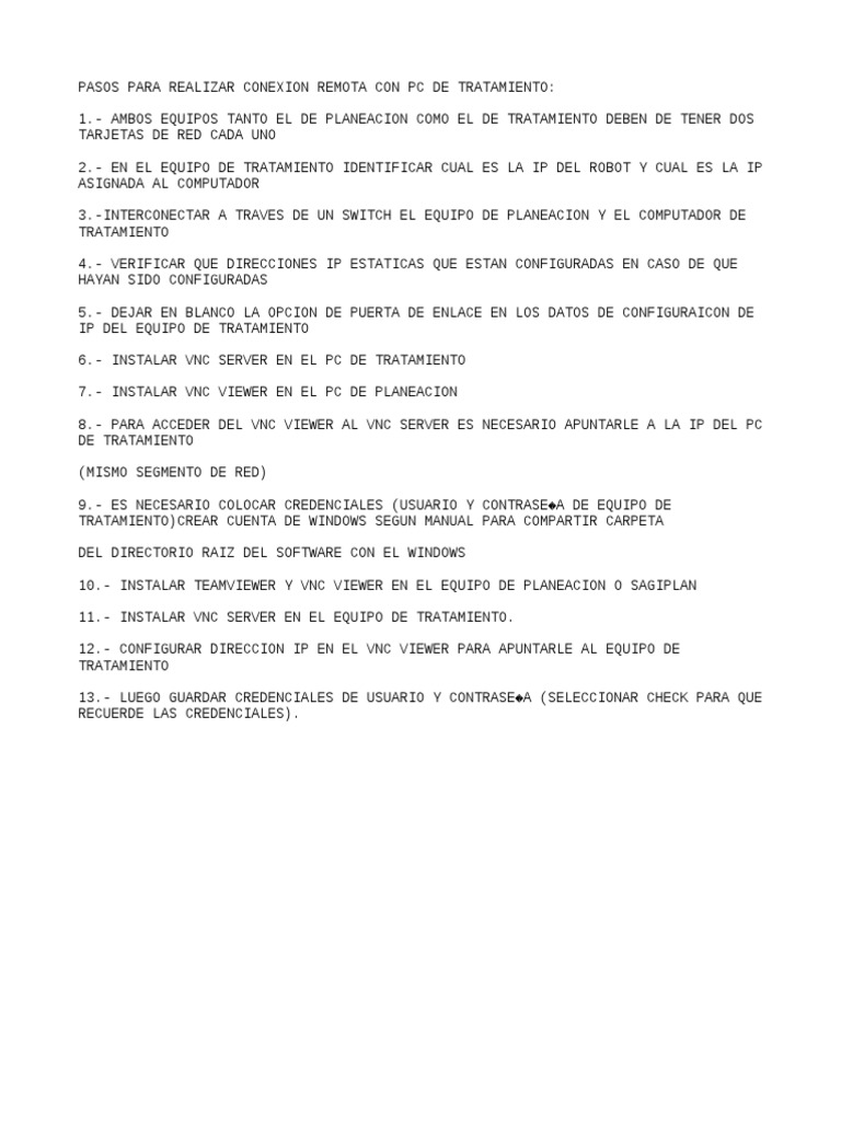 Procedimeinto Acceso Remoto Saginova | PDF