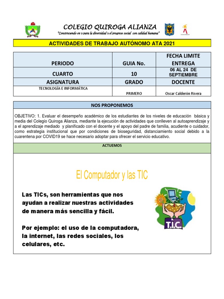 Ata 10-2021-Tec e Inf-1°-Oscar Calderon | PDF