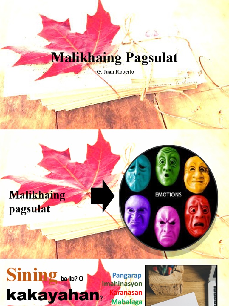 Malikhaing Pagsulat | PDF