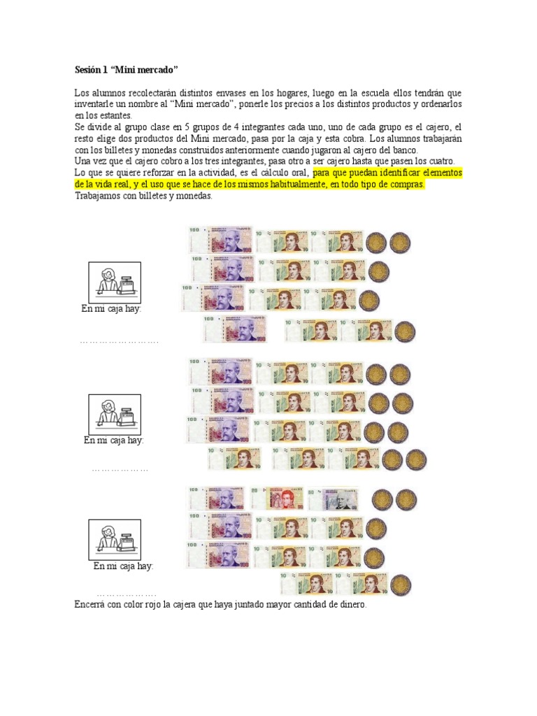 Numeración y Multiplicación - 2 | PDF | Mercado (economía) | Moneda