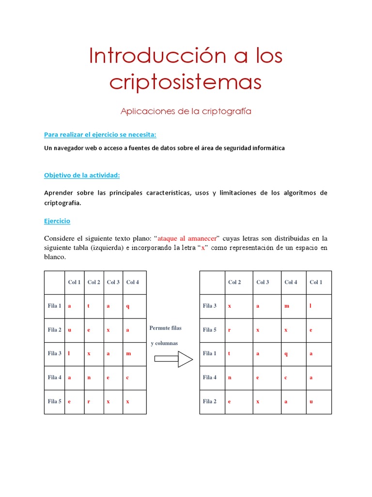 Criptosistemas Sistemas | PDF | Clave (criptografía) | Criptografía