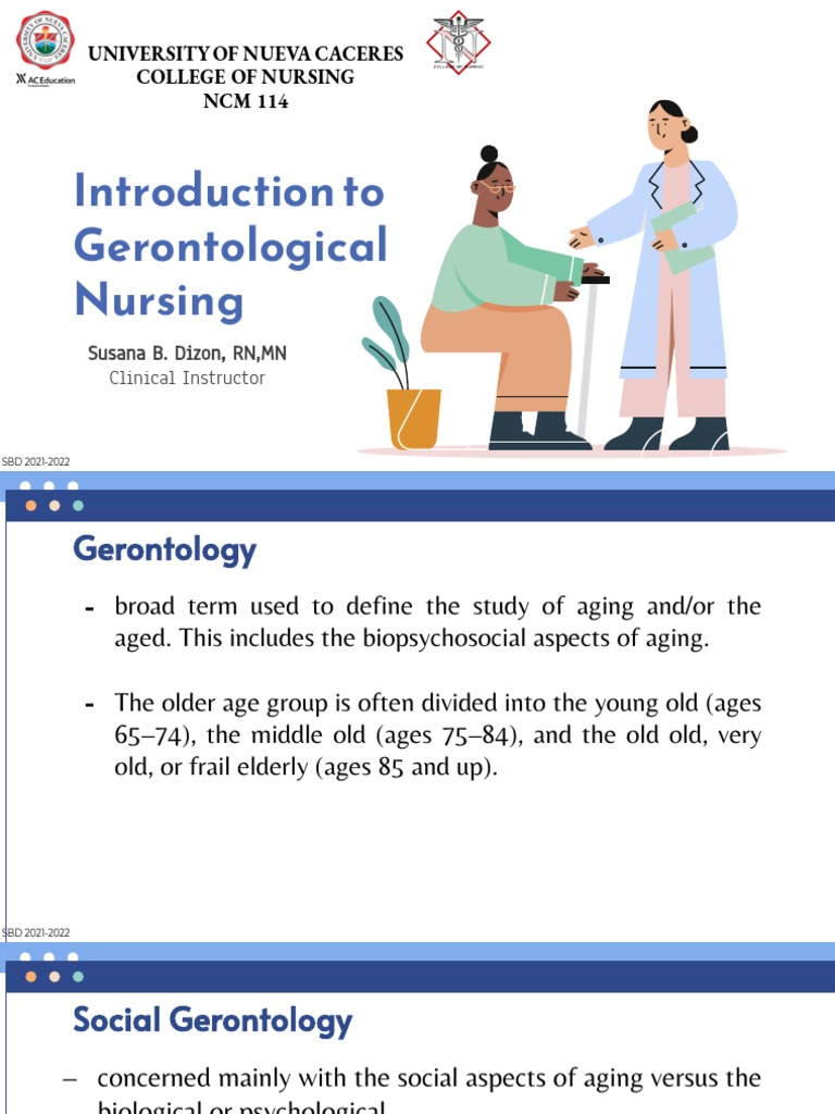 Introduction To Gerontology and Theories of Aging | PDF | Ageing | Nursing