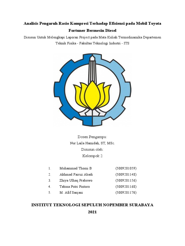 Tugas Besar Termo | PDF