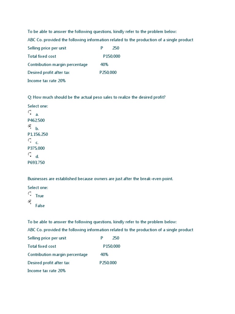 Answer Key | PDF | Economies | Accounting