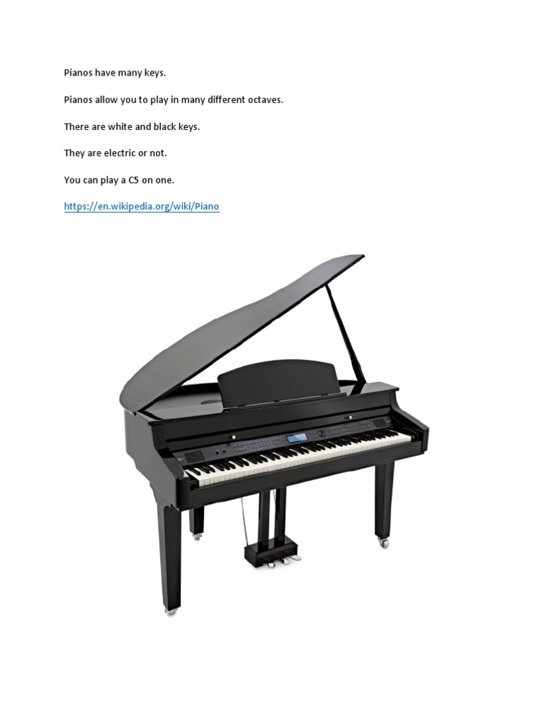 Piano Infographic | PDF | Classics