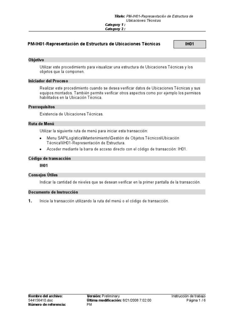 Visualización de Estructuras Técnicas IH01 | PDF | Informática ...
