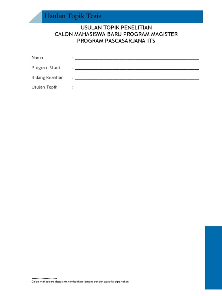 Form A02 Format Proposal | PDF | Karier & Perkembangan