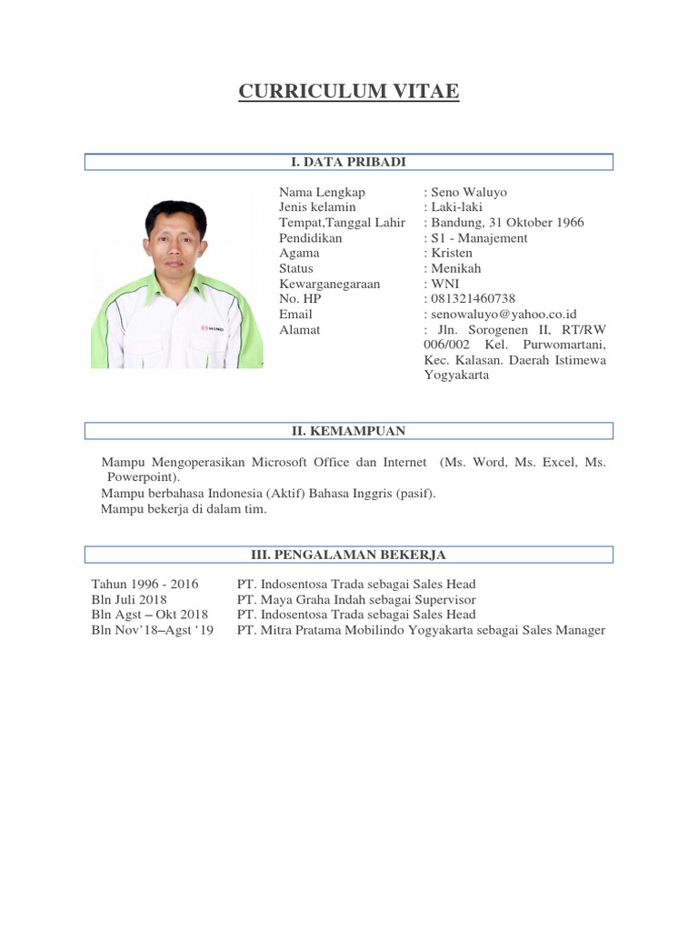 Curriculum Vitae | PDF