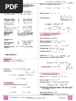 Physics Grade 12 Formula Sheet | PDF | Mass | Electronvolt