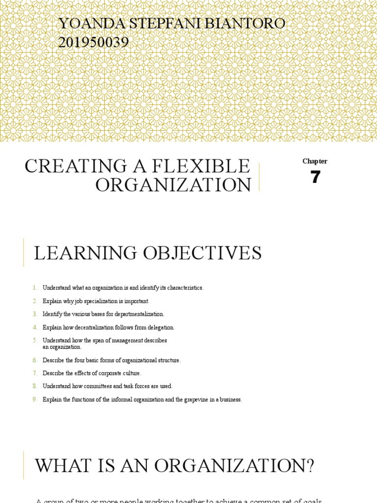 Creating A Flexible Organization | PDF | Organizational Structure ...