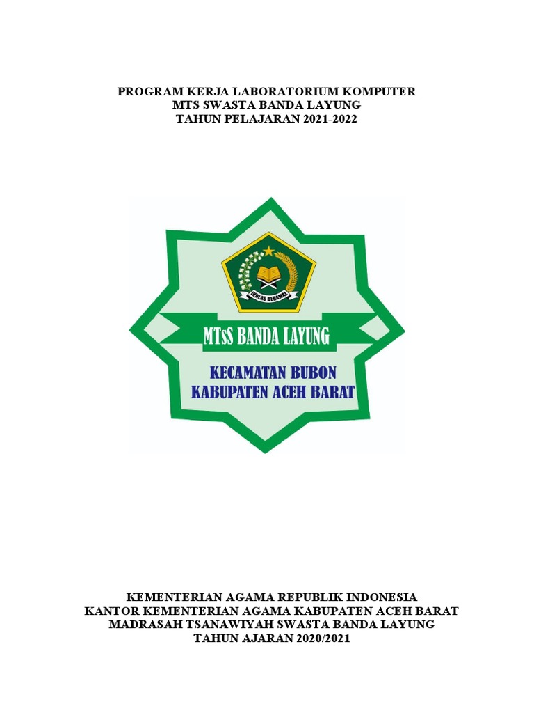Program Lab Komputer MTsS 2021-2022 | PDF | Bisnis | Seni